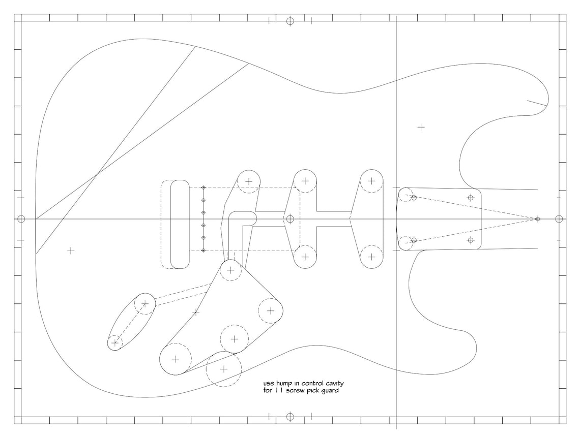 Fender Stratocaster Luthier Plans, PDF, Blueprint, Guitar Build - Etsy