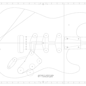 Fender Stratocaster Luthier Plans, PDF, Blueprint, Guitar Build - Etsy
