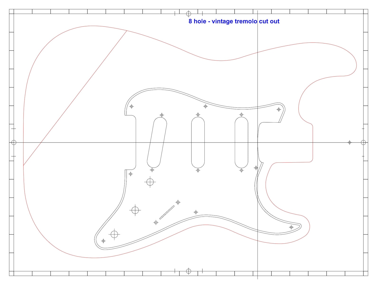 Fender Stratocaster Luthier Plans, PDF, Blueprint, Guitar Build - Etsy