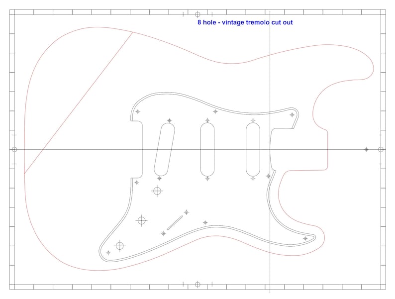 Fender Stratocaster Luthier Plans, PDF, Blueprint, Guitar Build - Etsy