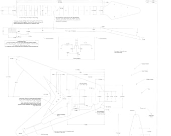 Gibson Flying V Electric Guitar 01. PDF Plans Blueprint - Etsy