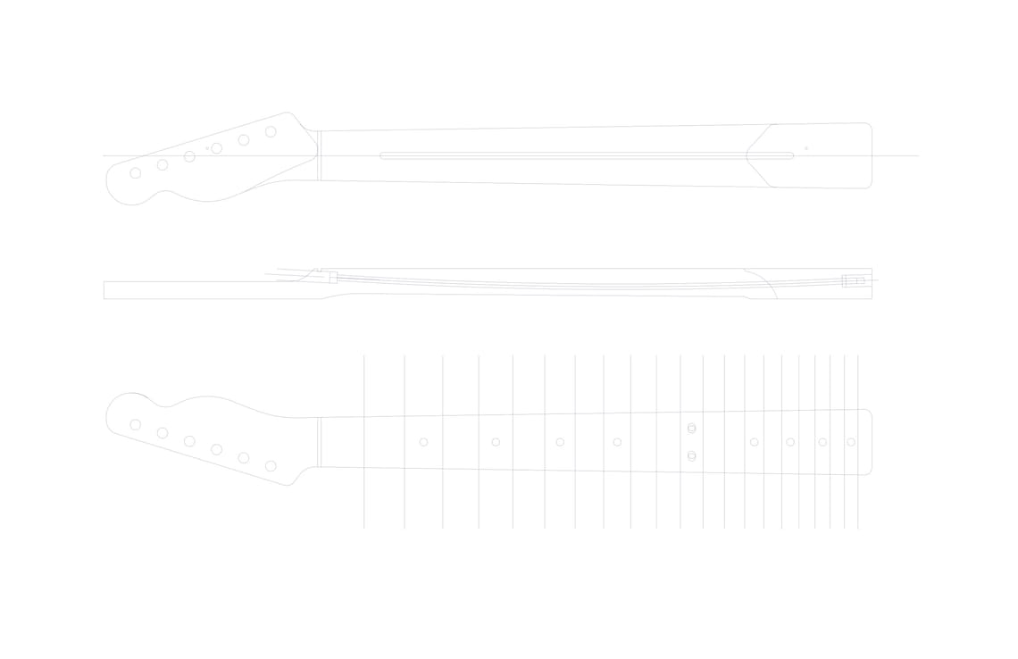 Fender Telecaster Luthier Plans, PDF, Blueprint, Guitar Build - Etsy