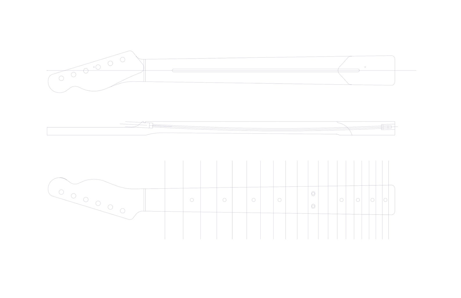 Fender Telecaster Luthier Plans, PDF, Blueprint, Guitar Build - Etsy
