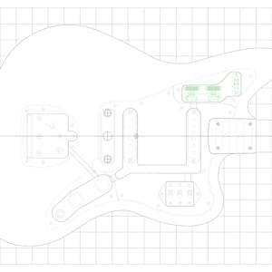 Fender Jazzmaster V2 Luthier Plans (body Only), PDF, Blueprint, Guitar ...