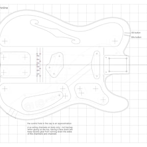 Fender Telecaster Thinline Luthier Plans, PDF, Blueprint, Guitar Build ...
