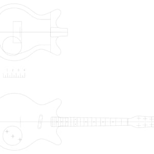 Danelectro DC59 Luthier Plans, PDF, Blueprint, Guitar Build - Etsy