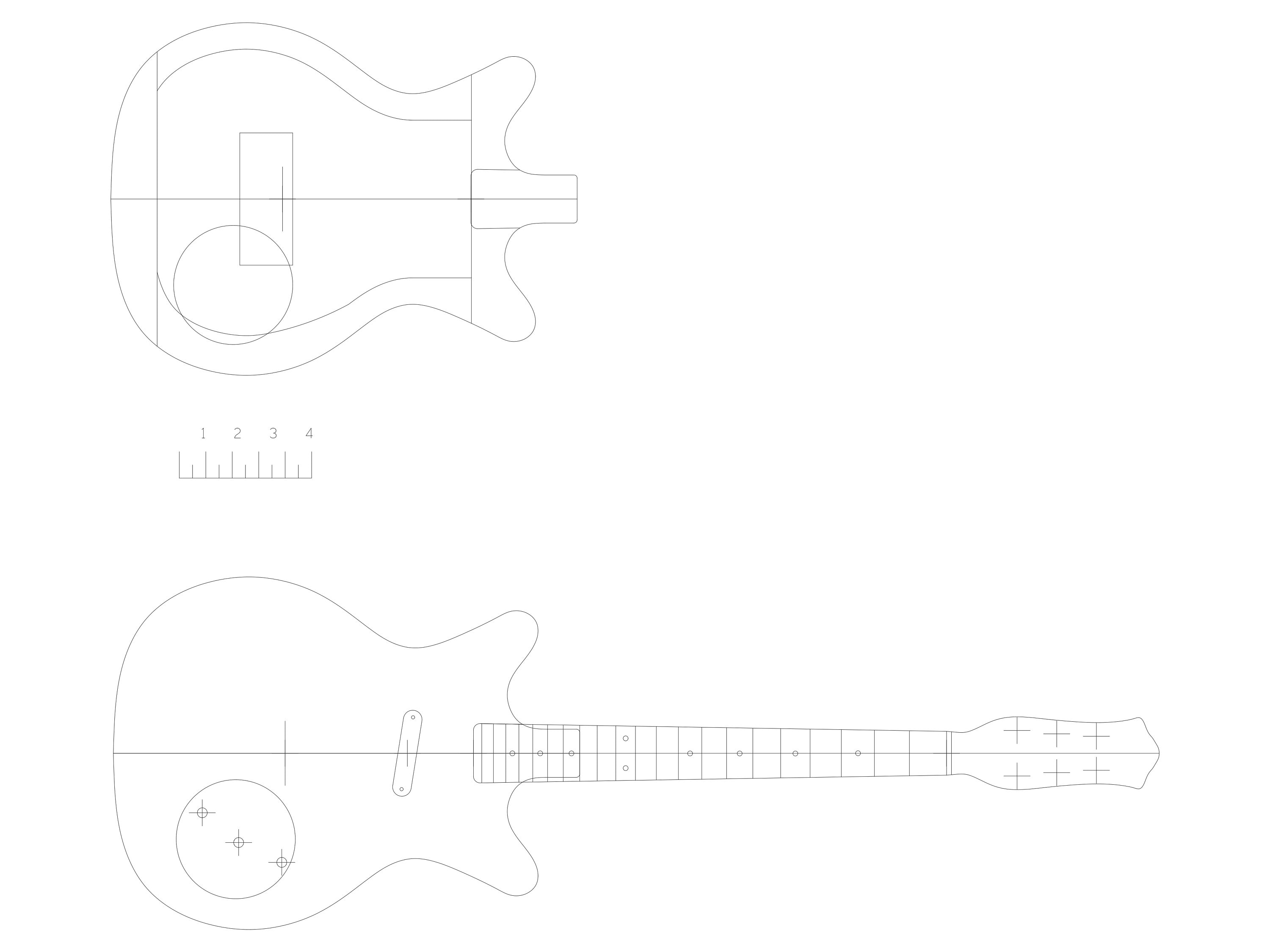 Danelectro DC59 Luthier Plans, PDF, Blueprint, Guitar Build - Etsy