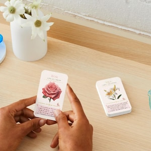 50 Printable Flower Meaning Cards, Flower Language Cards, Love Cards ...