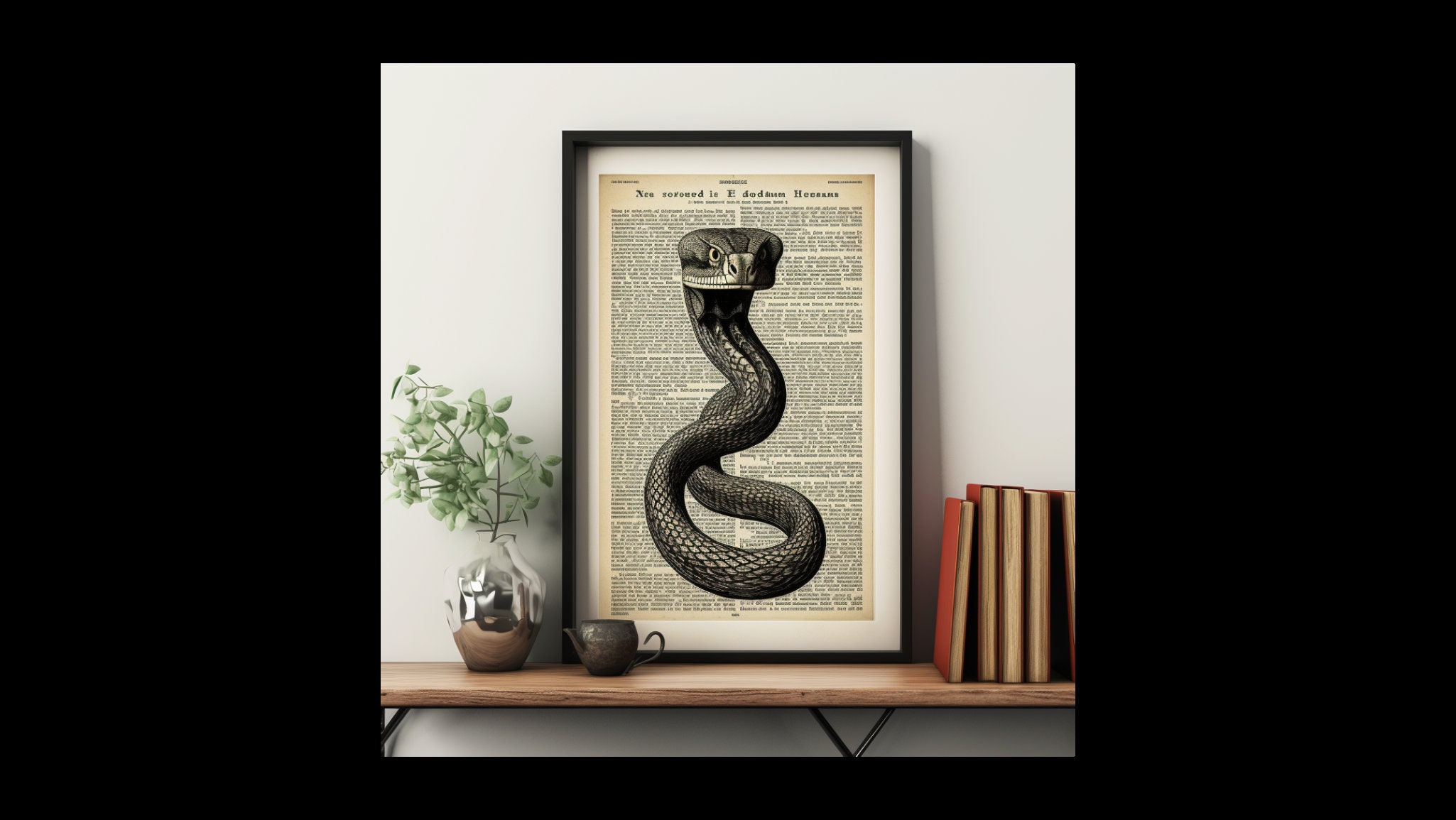 Snakes Vintage Junk Journal Kit Pack of 100 Vintage Images, Degital ...