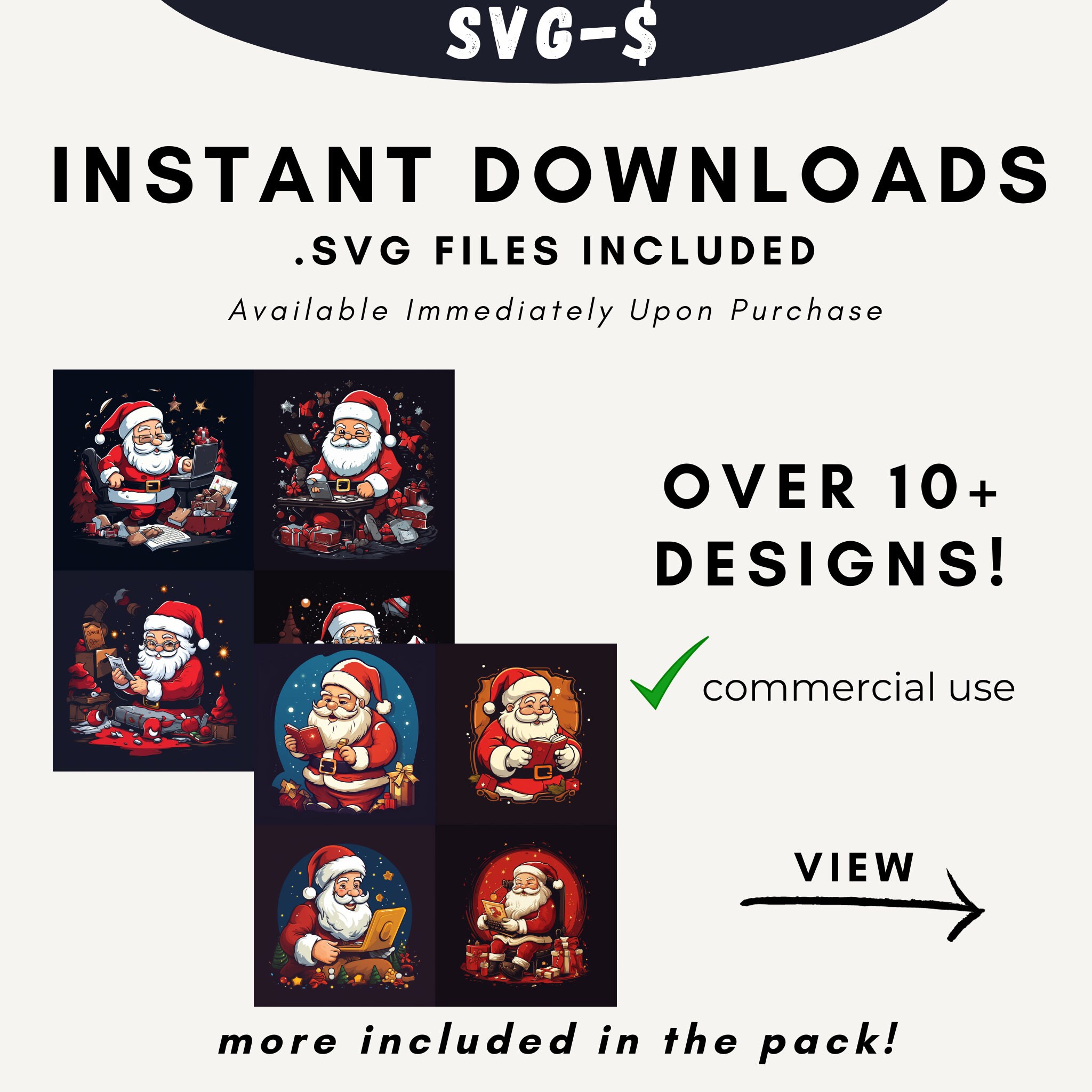 Mega 200 Holiday SVG Bundle Design Pack, 12 .svg Packs in One, Svg ...