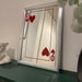 Queen Mirror Playing Card Mirror With Positive Words Framed Mirror Wall ...