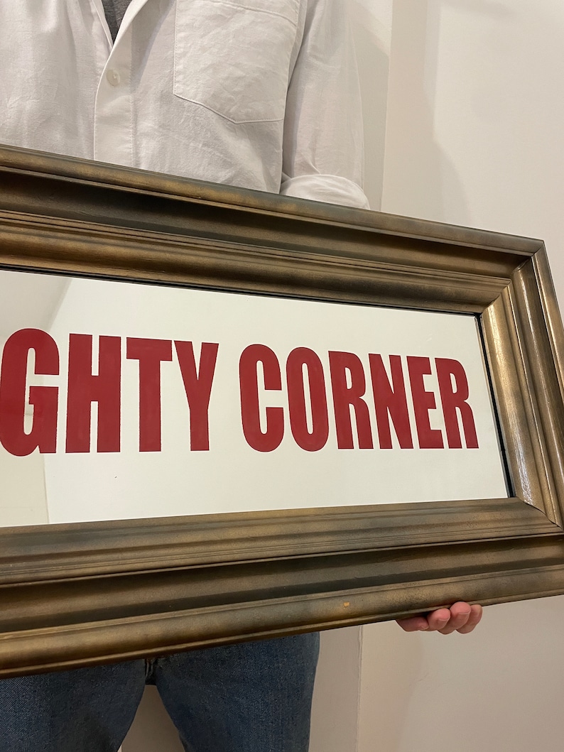 Naughty Corner Mirror, Sexy Erotic Mirror Sign, Kinky Decor Framed Wall ...