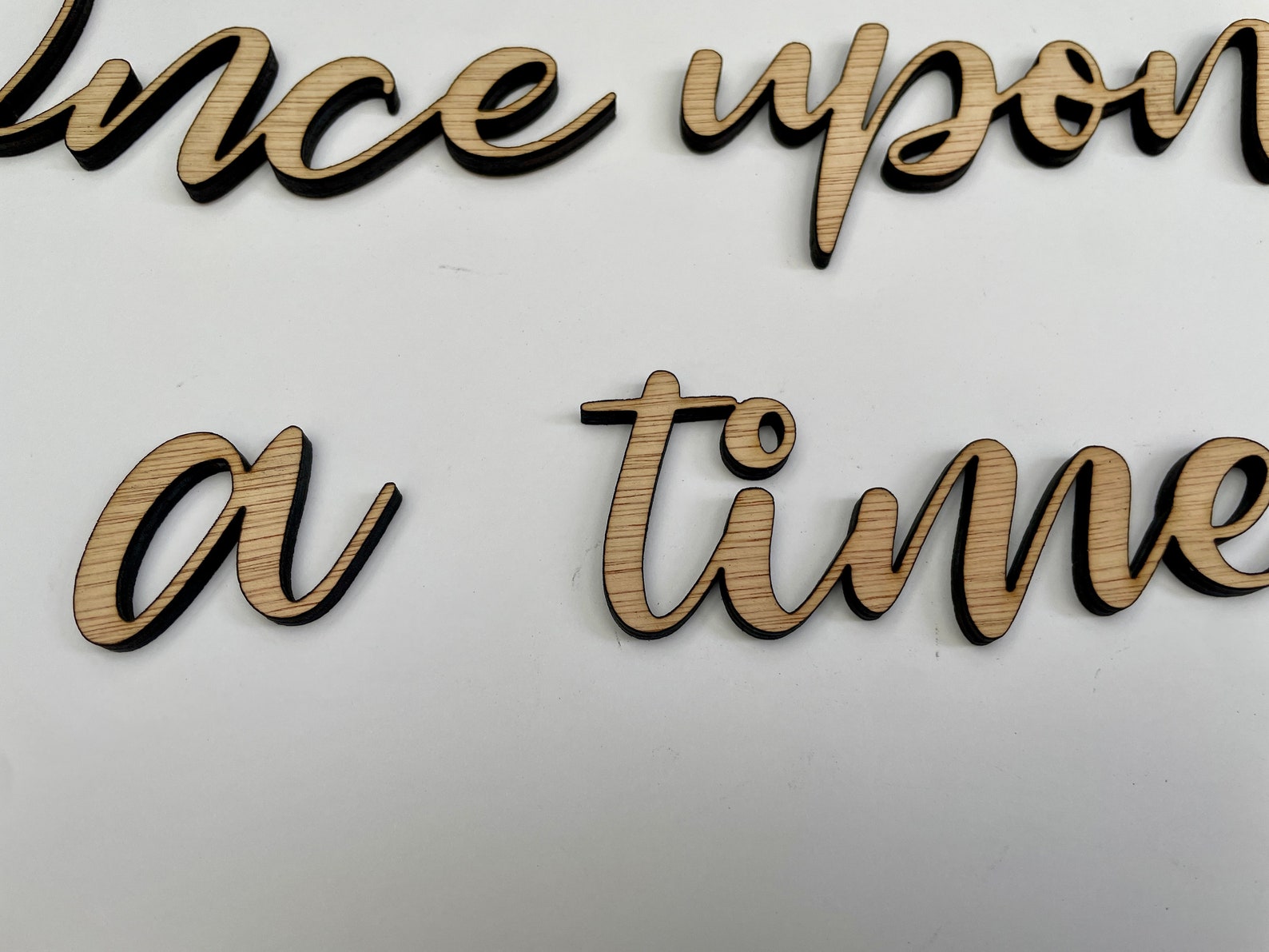 Once Upon A Time Wall Wooden Sign Wedding Party Decor, Baby Shower ...