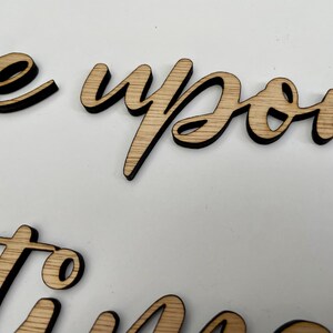 Once Upon A Time Wall Wooden Sign Nursery Decor, Kids Playroom Interior ...