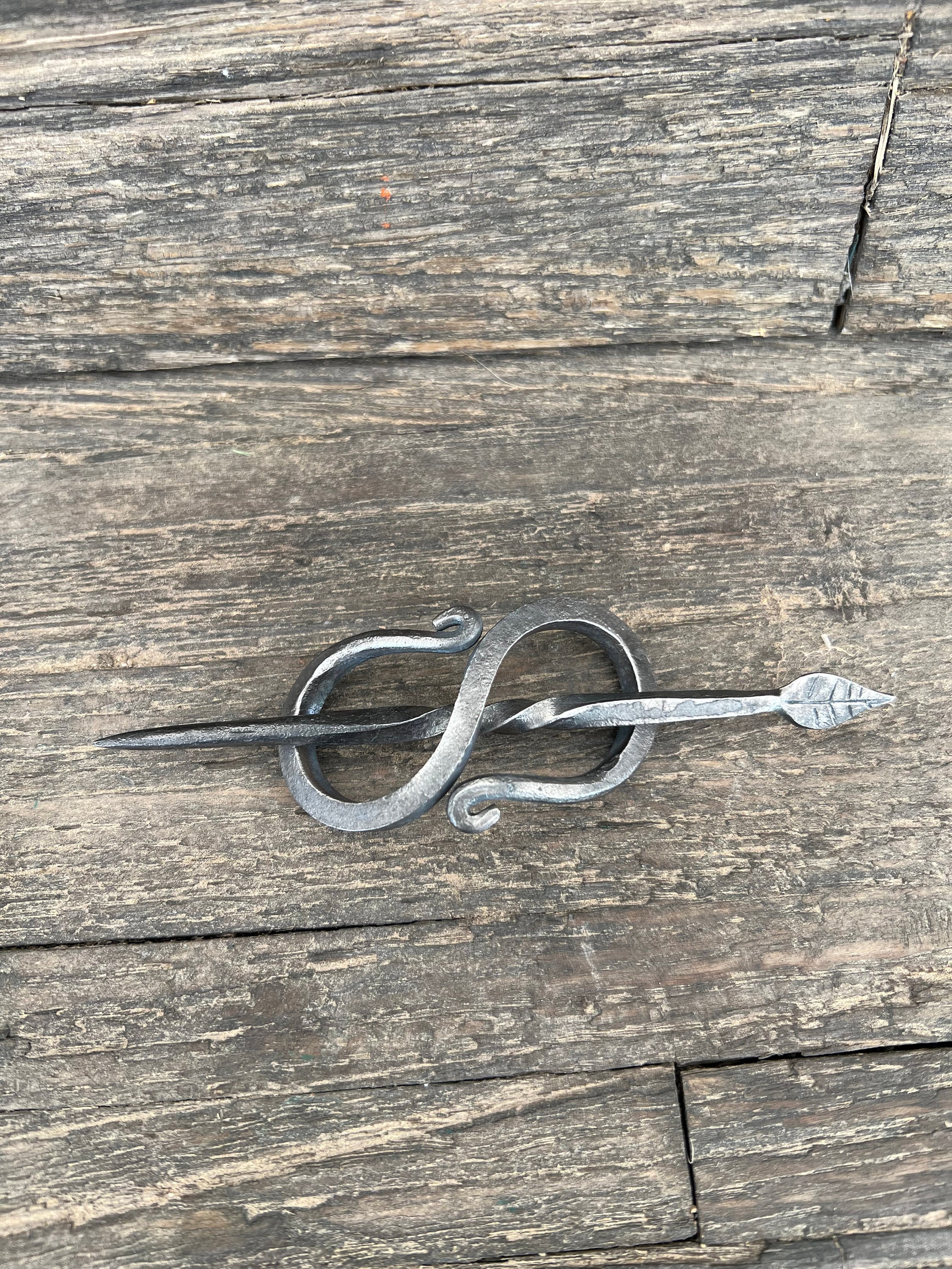 Hand Forged Viking Hairpin, Hairstyle, Cowgirl, Country, Steel, Fashion ...