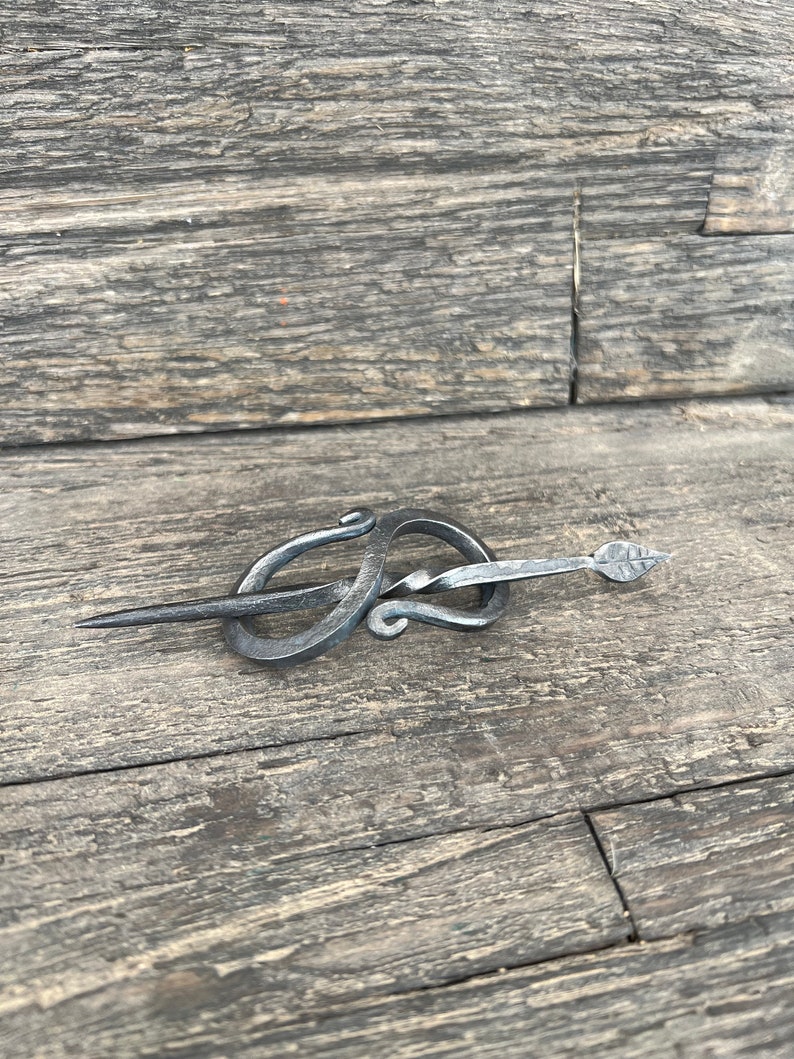 Hand Forged Viking Hairpin, Hairstyle, Cowgirl, Country, Steel, Fashion ...