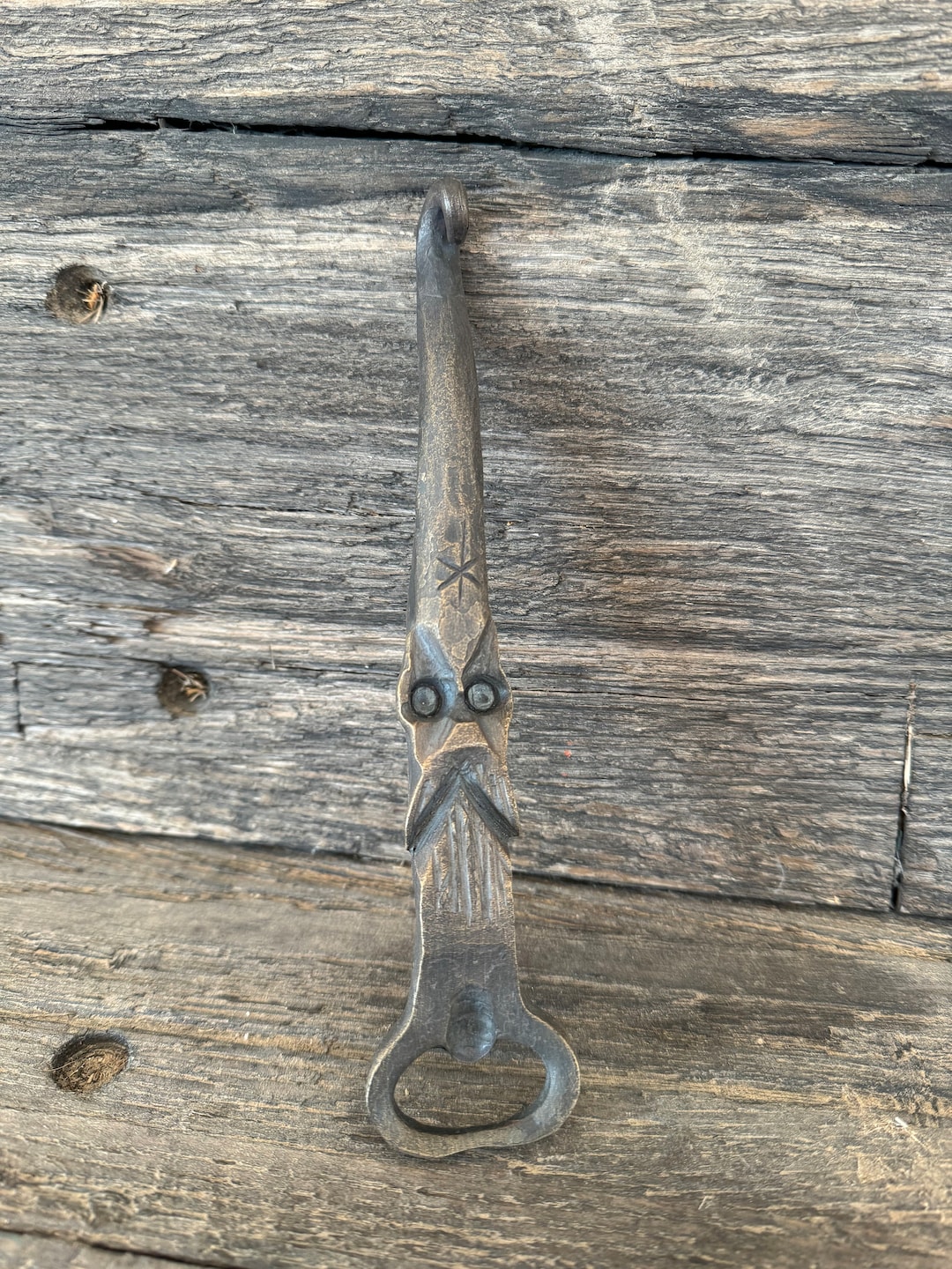 Hand Forged Wizard Bottle Opener Wizard Bottle Opener Gnome - Etsy