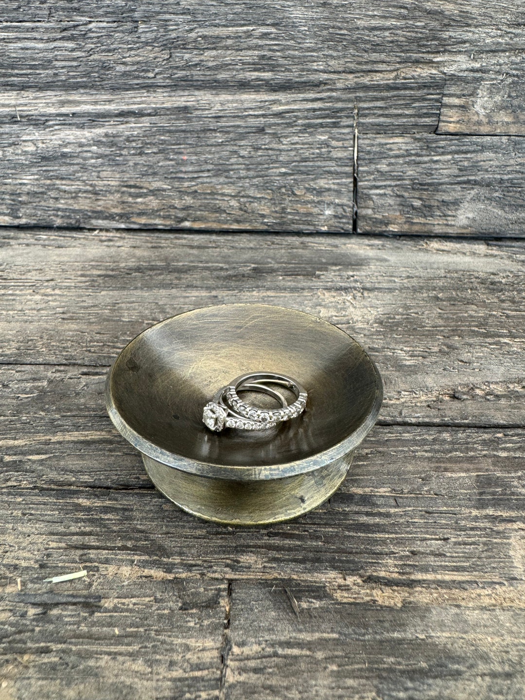Hand Forged Steel Bowl (small), Hand Forged Jewelry Dish, Wedding Band ...