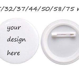 Custom Spring Pin Badge Making Kits | 25mm, 32mm, 37mm, 44mm, 50mm ...