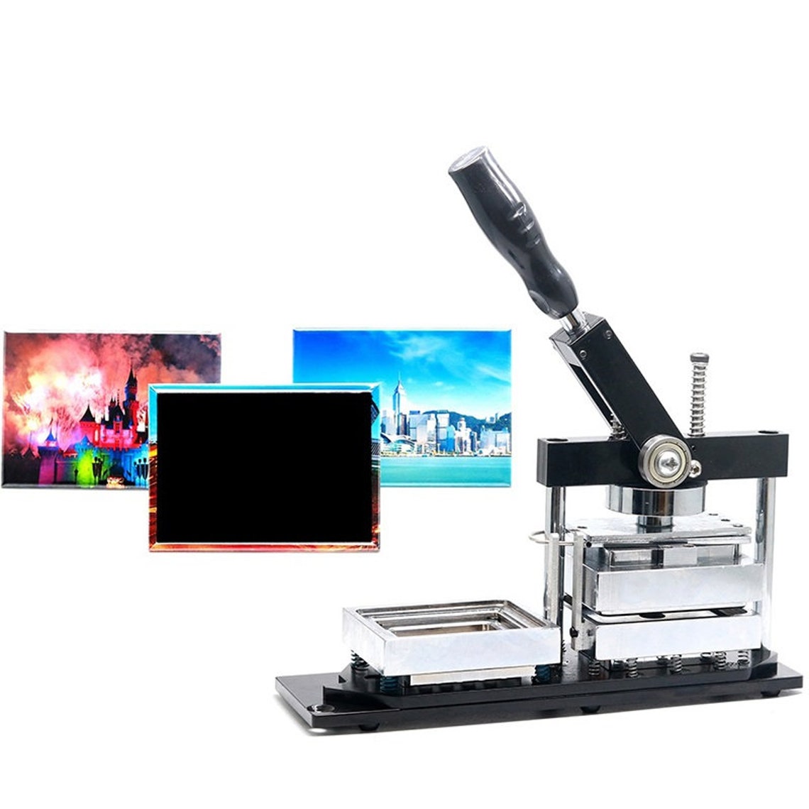 90x65mm Fridge Magnet Maker | DIY Custom Badge Press Machine ...