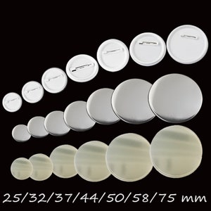 Custom Spring Pin Badge Making Kits | 25mm, 32mm, 37mm, 44mm, 50mm ...