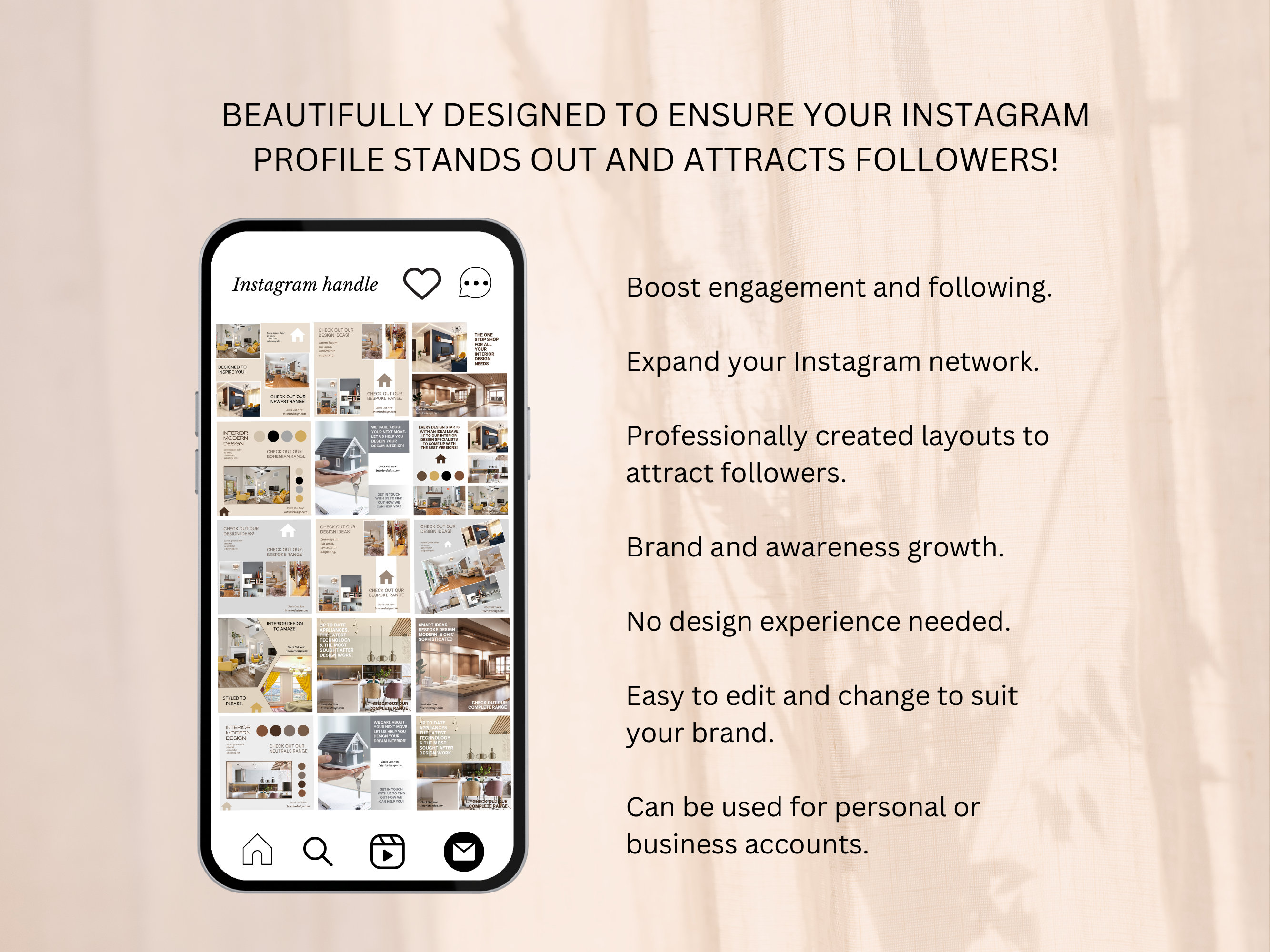 Instagram Posts, 25 Instagram Posts, Social Media, Instagram Template ...