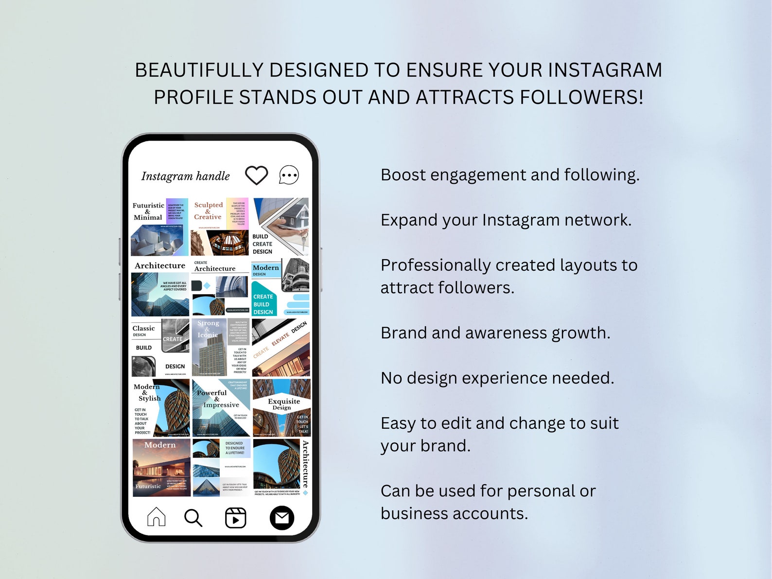 Instagram Posts, 25 Instagram Posts, Social Media, Instagram Template ...
