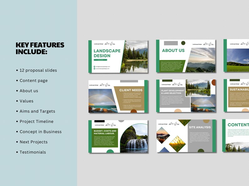 Presentation Slides, Proposal Slides, Presentation Template, Business ...