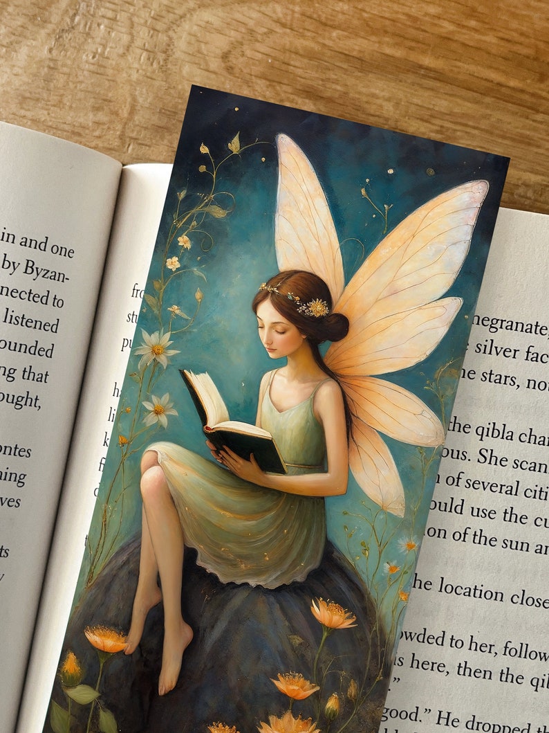 Fairy Bookmarks, Bookmarks, Set of 5 Bookmarks, Fairies, Bookmark Gifts ...