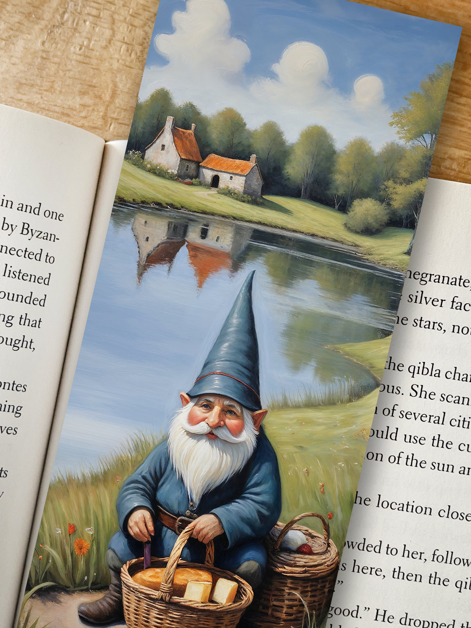 Gnome Bookmarks, Bookmarks, Set of 5 Bookmarks, Gnomes, Gnome Art ...