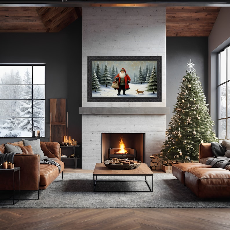 Samsung Frame TV Christmas Art, Frame TV Christmas Art, Christmas Art ...