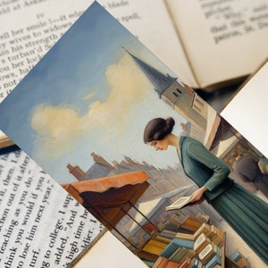1920's Bookmarks, Bookmarks, Set of 5 Bookmarks, Women Bookmarks, Books ...