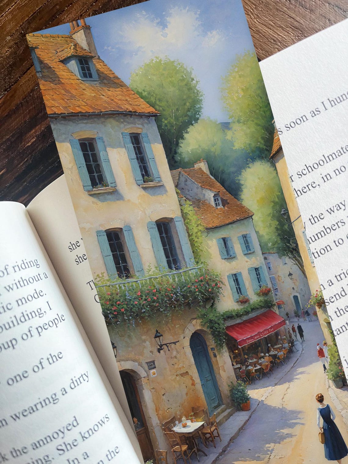 Bookmarks, French Bookmarks, Bookmark Gift, France, Paper Bookmark ...