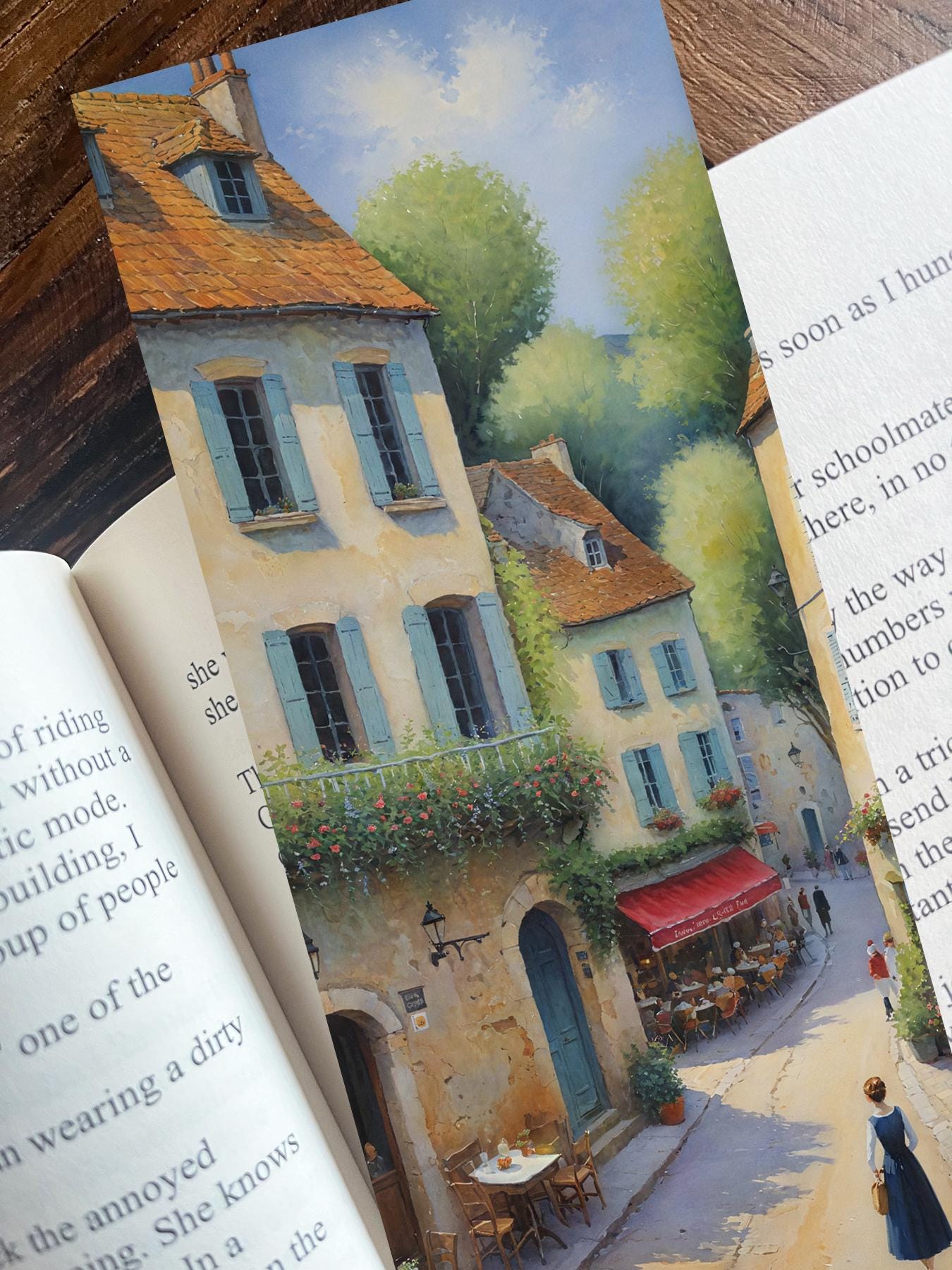 Bookmarks, French Bookmarks, Bookmark Gift, France, Paper Bookmark ...