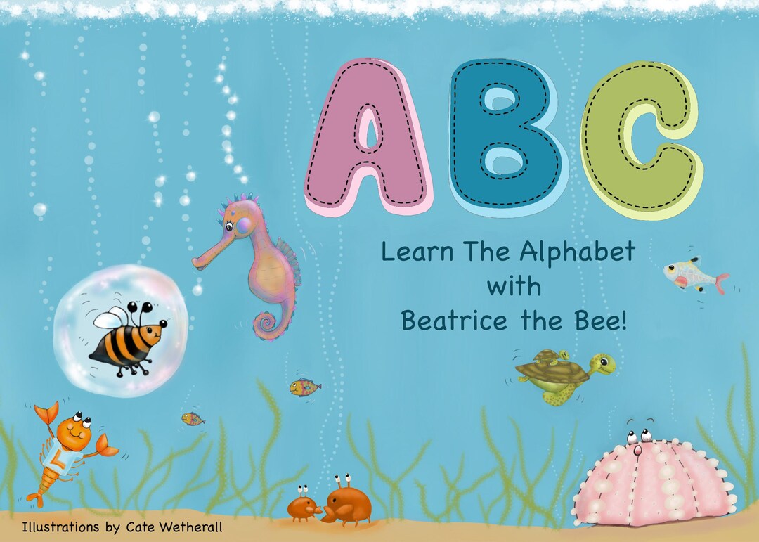 Learn the Alphabet With Beatrice Bee, Childrens Animal Alphabet Book ...