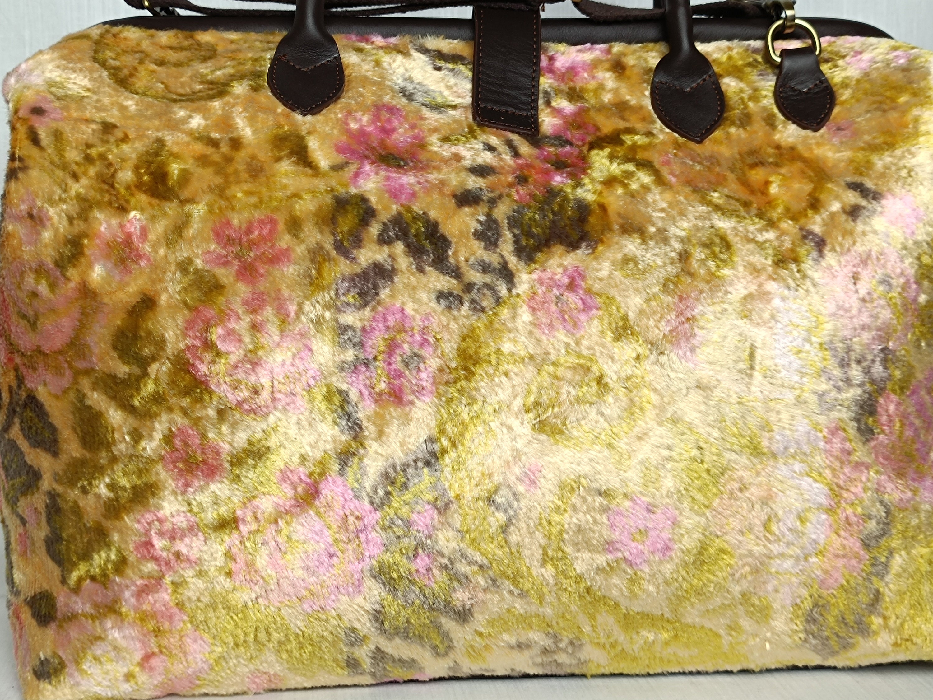 Vintage Velvet Weekender, Tapestry Weekender, Duffel Bag, Travel Bag ...