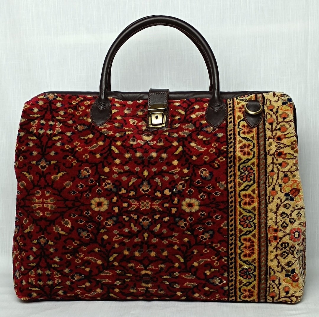 Vintage Carpet Weekender Bag, Weekender Bag,western Bag,,travel Kilim ...