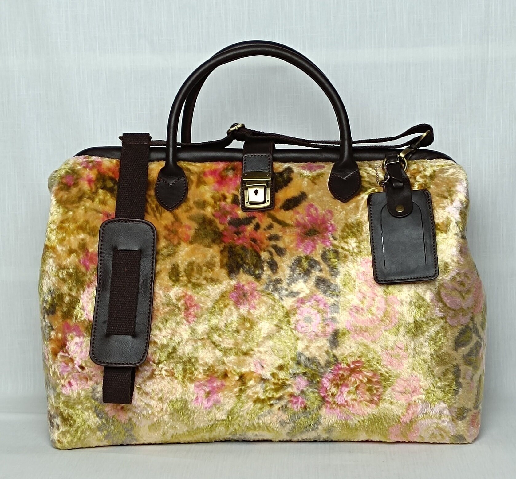 Vintage Velvet Weekender, Tapestry Weekender, Duffel Bag, Travel Bag ...