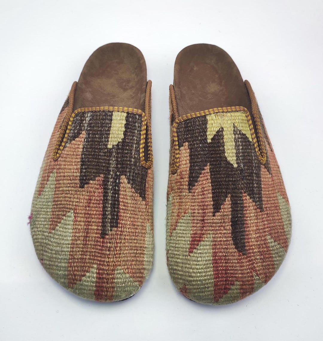 44EU/11US/10UK Men Original Kilim Clogs, Original Handwoven Vintage ...
