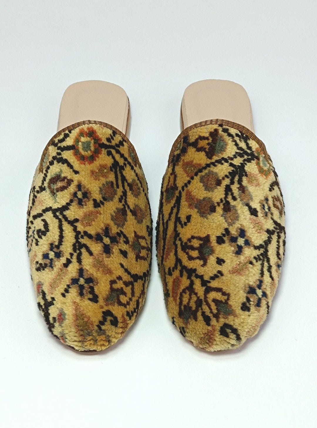 Men's Carpet Slipper41eu(8us), One of a Kind Carpet Shoes, Tribal ...