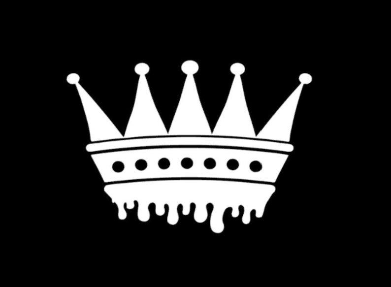 Drip Crown Decal/truck Decal/car Decal/squatted Truck Decal - Etsy