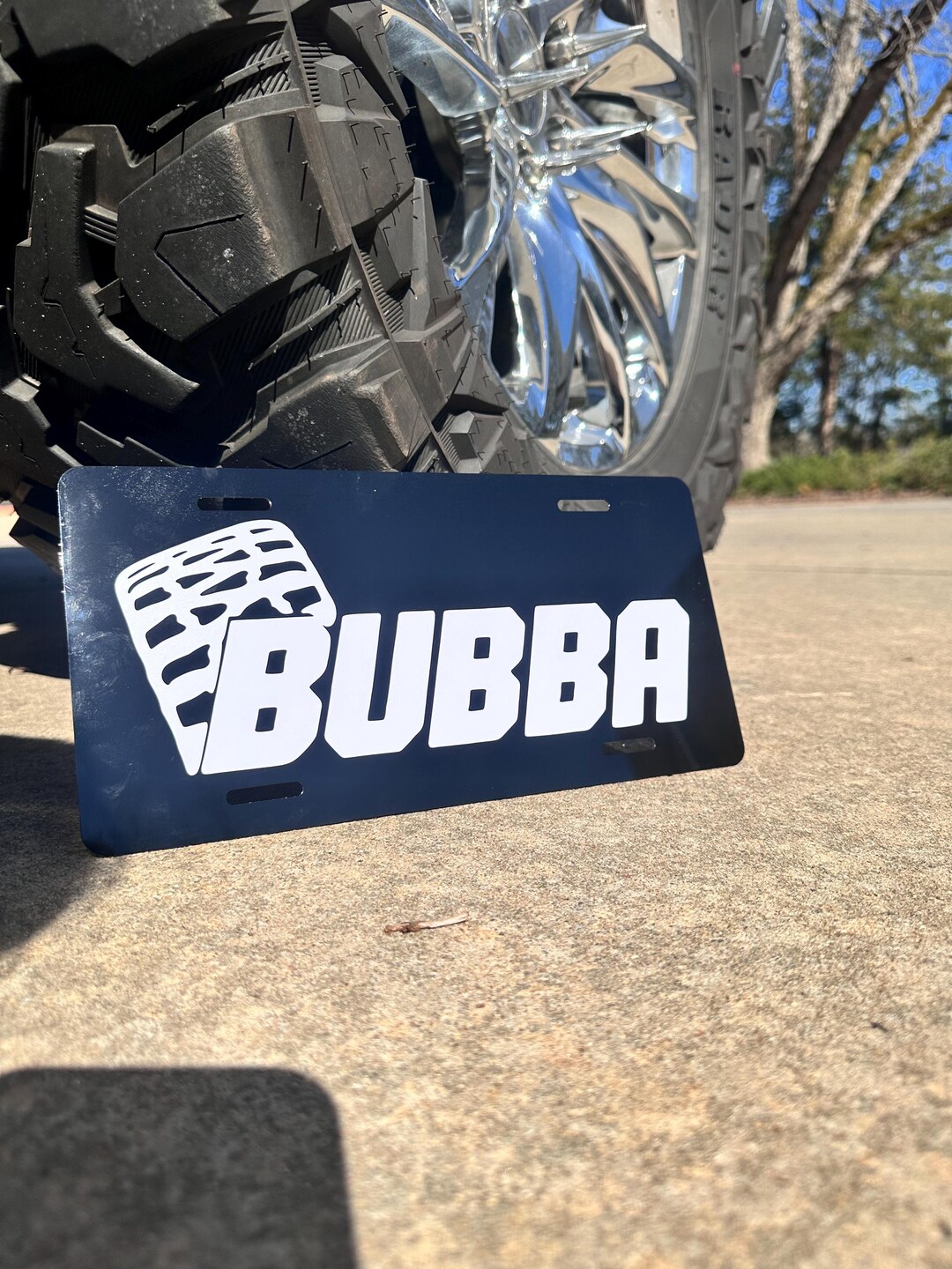 Bubba Rig License Plate Squatted Truck/license Plate/front Tags - Etsy