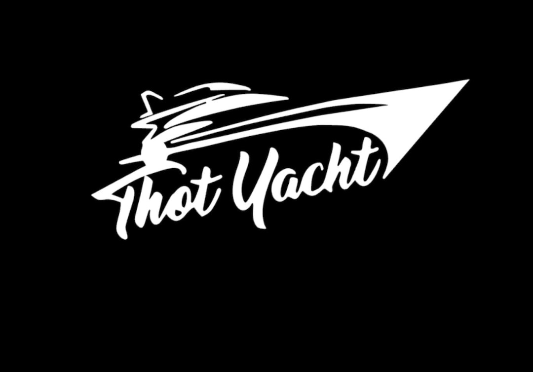 Thot Yacht Decal/truck Decal/car Decal/squatted Truck Decal - Etsy