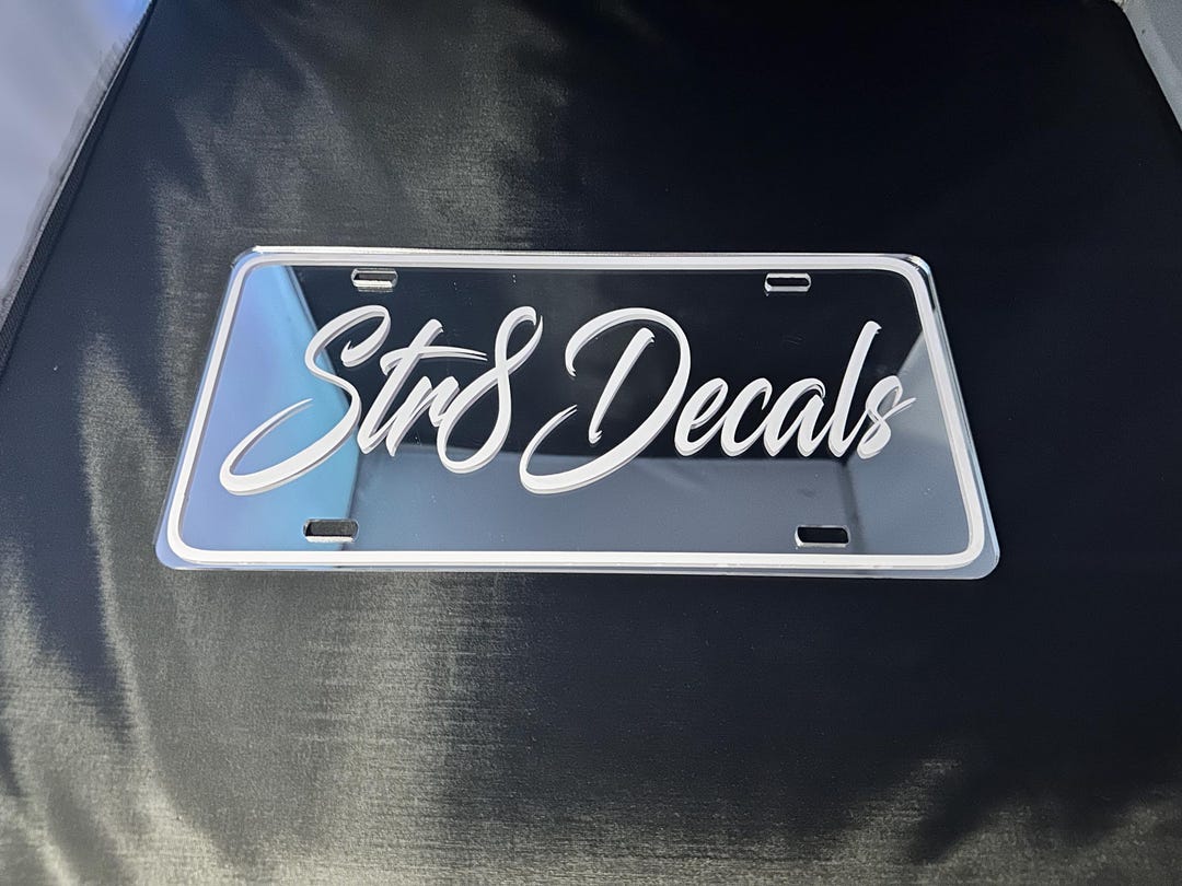 Custom Signature License Plate Squatted Truck/license Plate/front Tags ...