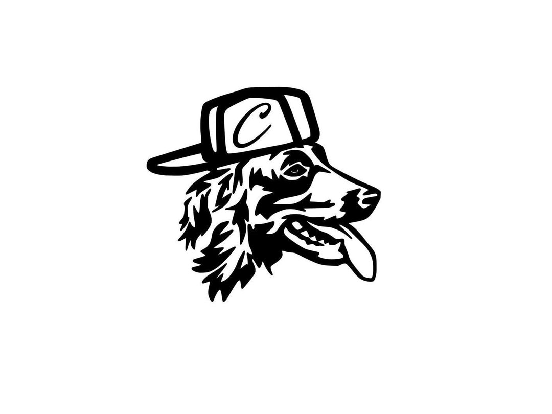 Custom Initial Dog Backwards Hat Decal /truck Decal/car Decal/squatted ...