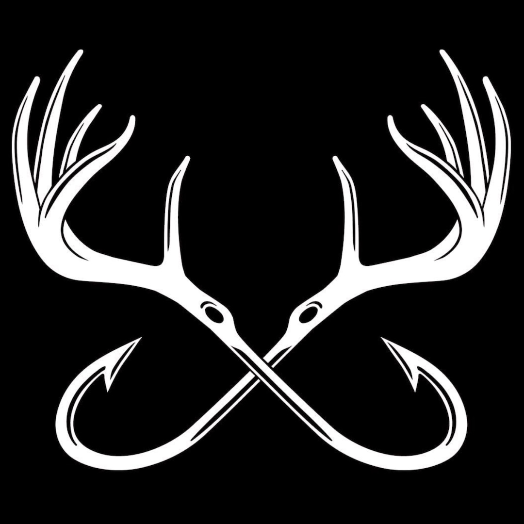 Hunting and Fishing Decal/truck Decal/car Decal/squatted Truck Decal - Etsy