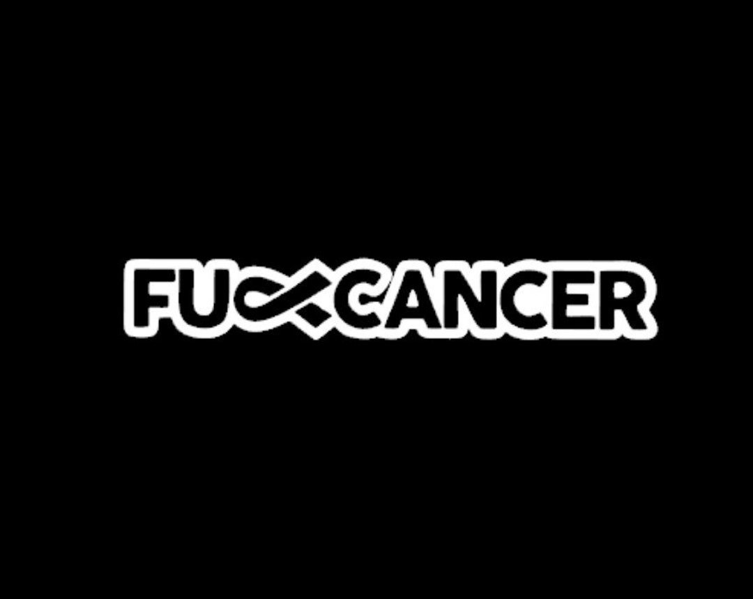 F#ck Cancer Decal/truck Decal/car Decal/squatted Truck Decal - Etsy