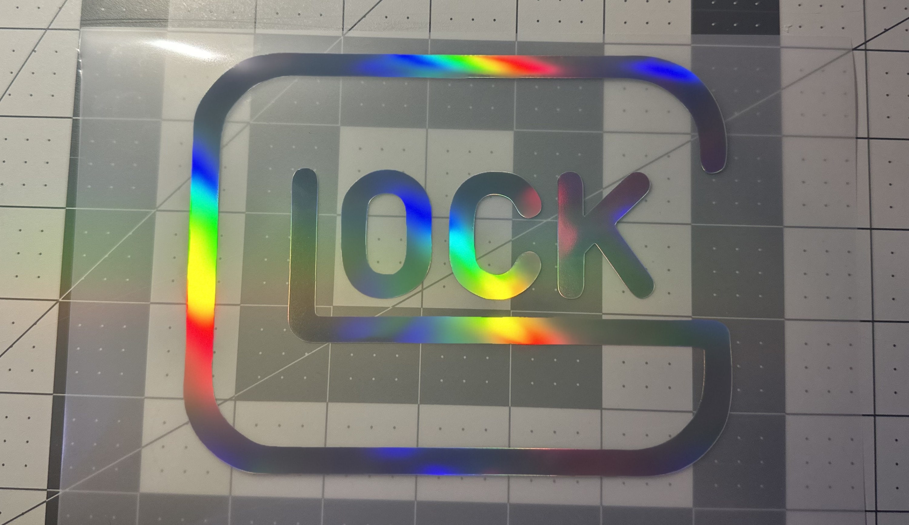 Glock Decal Truck Decalcar Decalsquatted Truck Decal Etsy
