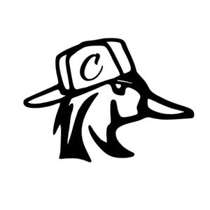 Custom Initial Duck Backwards Hat Decal /truck Decal/car Decal/squatted ...