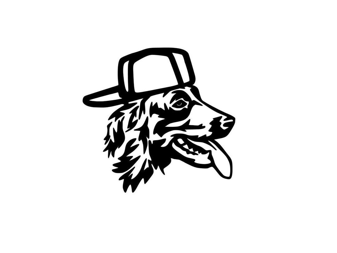 Dog Backwards Hat Decal /truck Decal/car Decal/squatted Truck Decal - Etsy